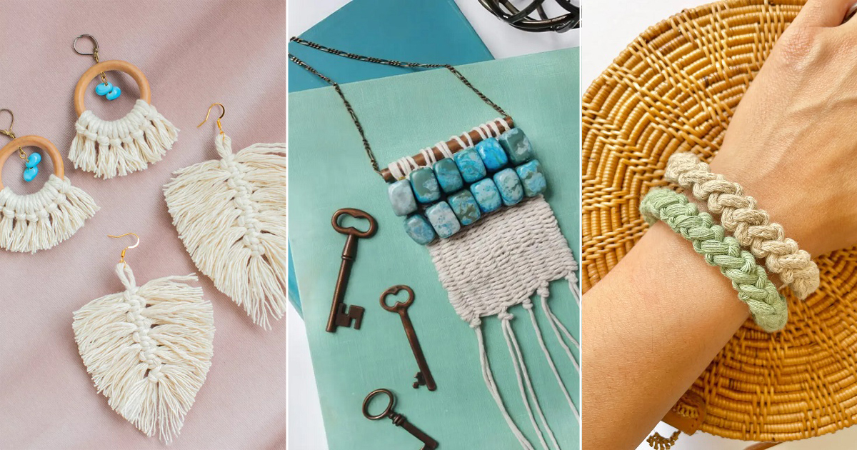 12 DIY Macrame Boho Jewelry Designs You Must Try ⋆ GreatThingsFirst