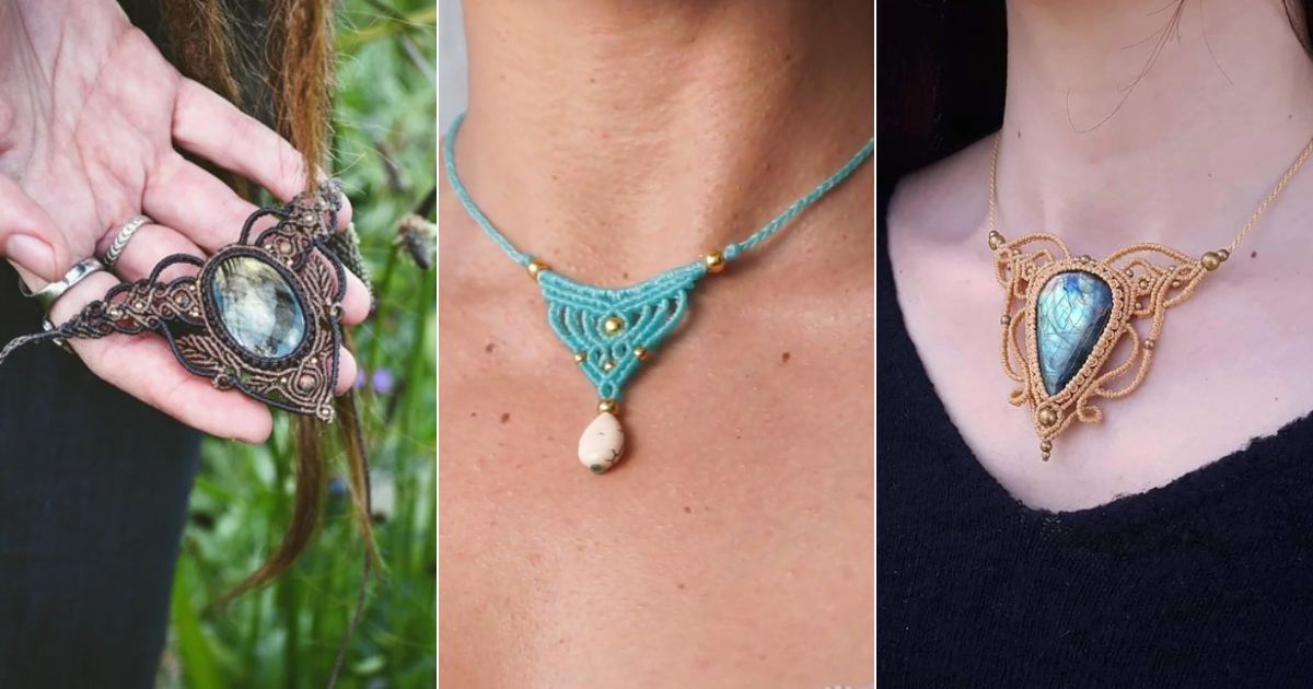 12 Macrame Necklace Knots Every Crafter Should Try ⋆ GreatThingsFirst