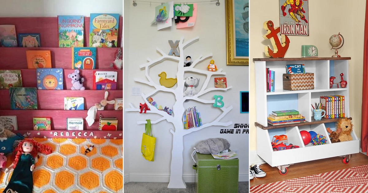 Creative and Cute: 15 DIY Kids’ Bookshelf Projects to Try ⋆ ...