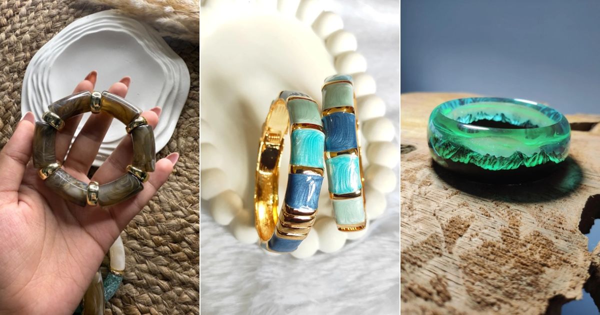 10 Easy DIY Resin Bangle Designs and Ideas ⋆ GreatThingsFirst