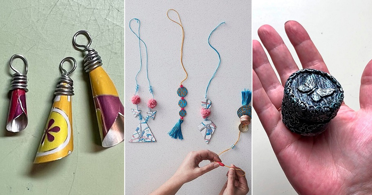 10 Recycled Jewelry Crafts You Can Make at Home ⋆ GreatThingsFirst
