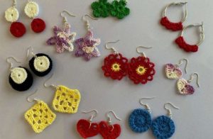 9 Crochet Stud Earrings You’ll Love Making ⋆ GreatThingsFirst