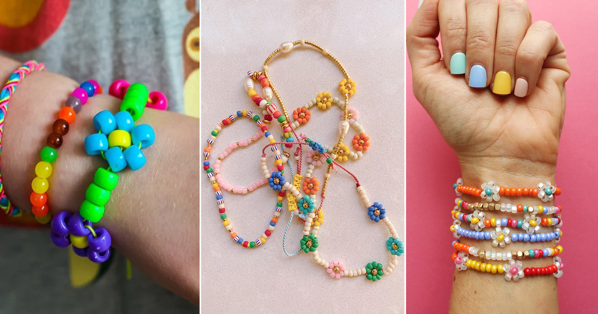 12 Cute and Easy DIY Beaded Daisy Bracelet Ideas ⋆ GreatThingsFirst