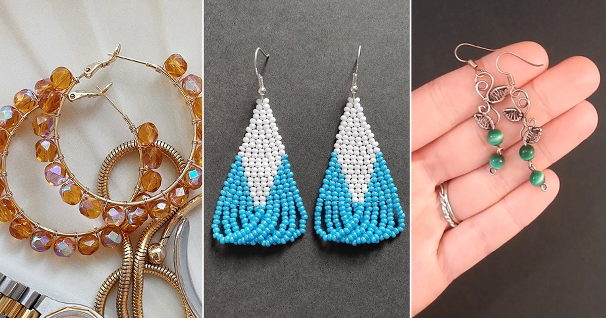 How to Make 10 DIY Earth Tone Earrings ⋆ GreatThingsFirst