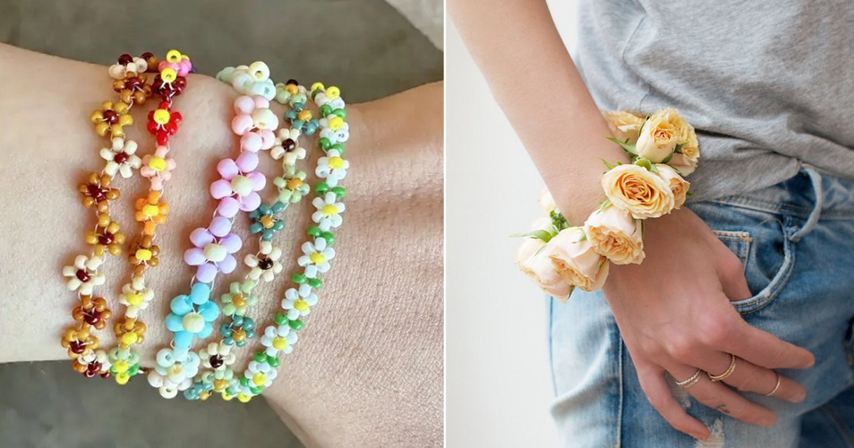 9 Spring Flower Bracelet Designs Perfect for DIY Projects ⋆ ...