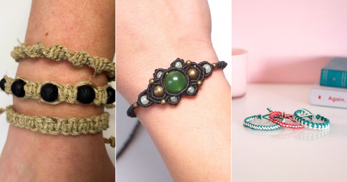 12 DIY Adjustable Macrame Bracelet Designs and Ideas ⋆ GreatThingsFirst