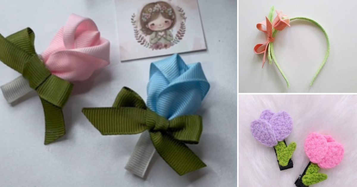 8 Tulip Hair Accessories for a Fresh Spring Vibe ⋆ GreatThingsFirst