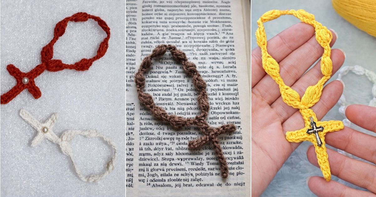 8 Handmade Mini Crochet Rosary Free Patterns ⋆ GreatThingsFirst