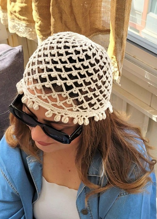 8 Free Crochet Cotton Mesh Hat Patterns for Summer ⋆ GreatThingsFirst